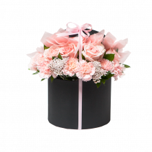 ORCHID : Jual Kotak Bunga Rosette Cantik Warna Pink