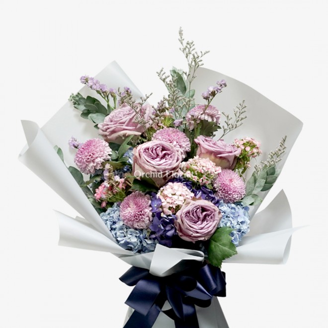 Jual Bunga Buket Royal Amethyst Untuk Kado Valentine